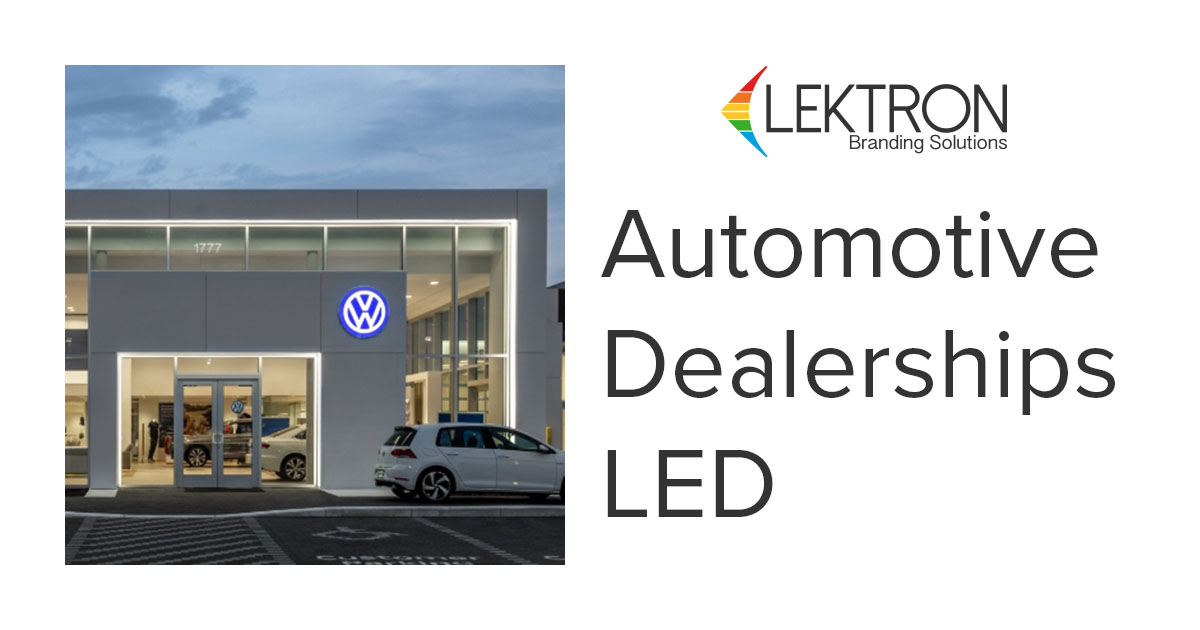 Automotive Dealership LED Lighting Systems | Lektron
