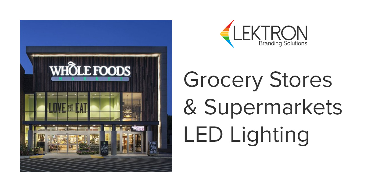 Grocery Store and Supermarket LED Lighting Systems