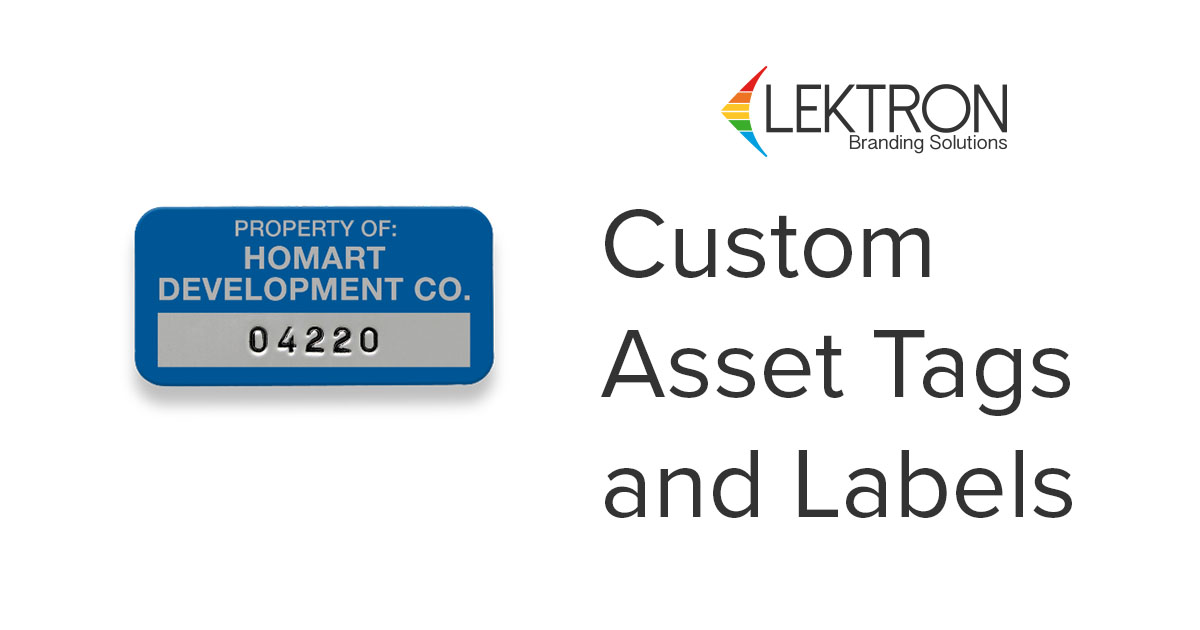 Custom Asset Tags and Labels, Metal Asset Tags | Lektron