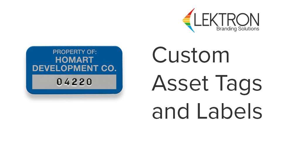 Custom Asset Tags and Labels, Metal Asset Tags | Lektron