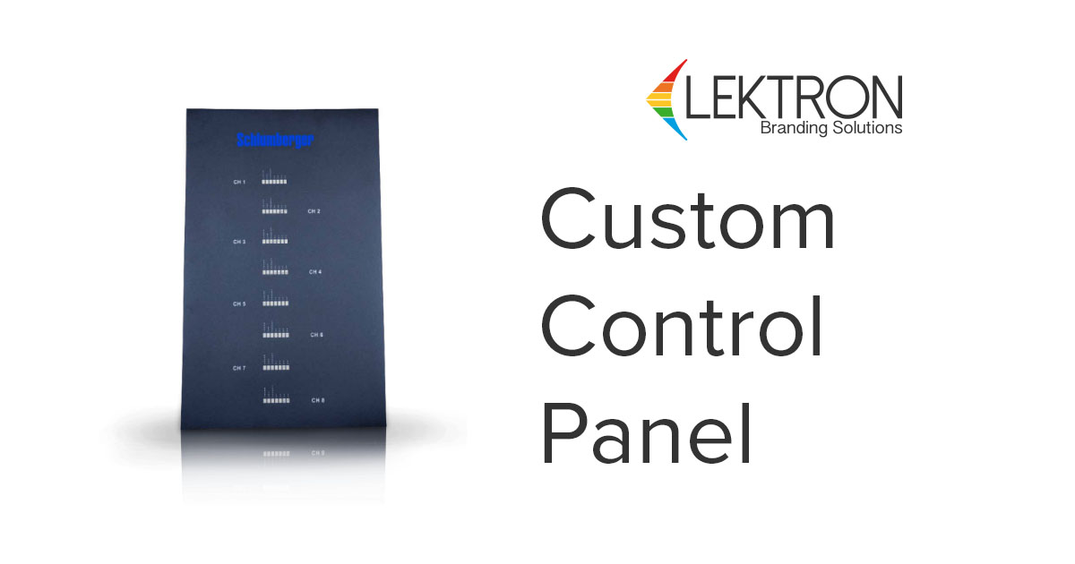 Custom Control Panel Overlays, Branded Machinery Panels