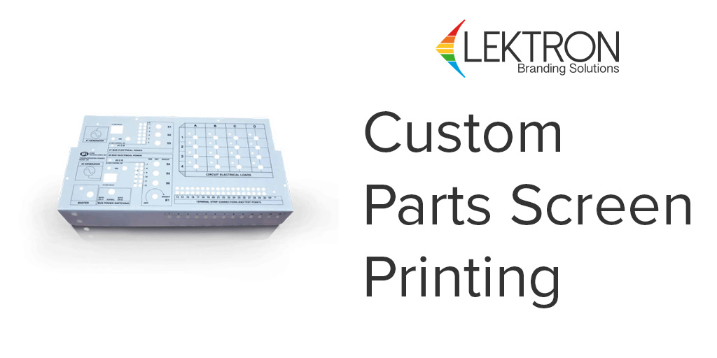 Custom Product Identification Parts Screen Printing