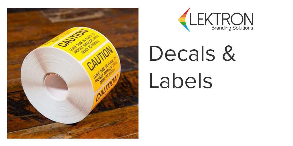 Custom Product Identification Labels and Decals | Lektron