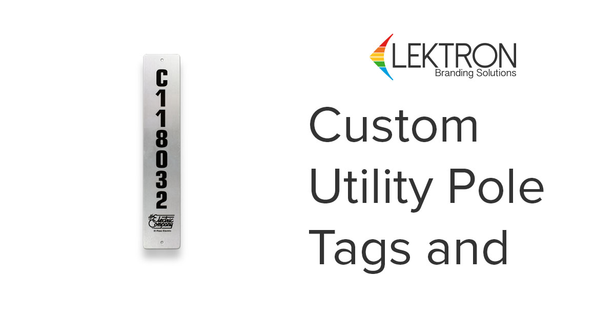 Custom Pole Tags, Metal Utility Pole Tags and Markers