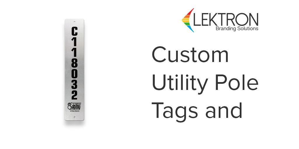 Custom Pole Tags, Metal Utility Pole Tags and Markers