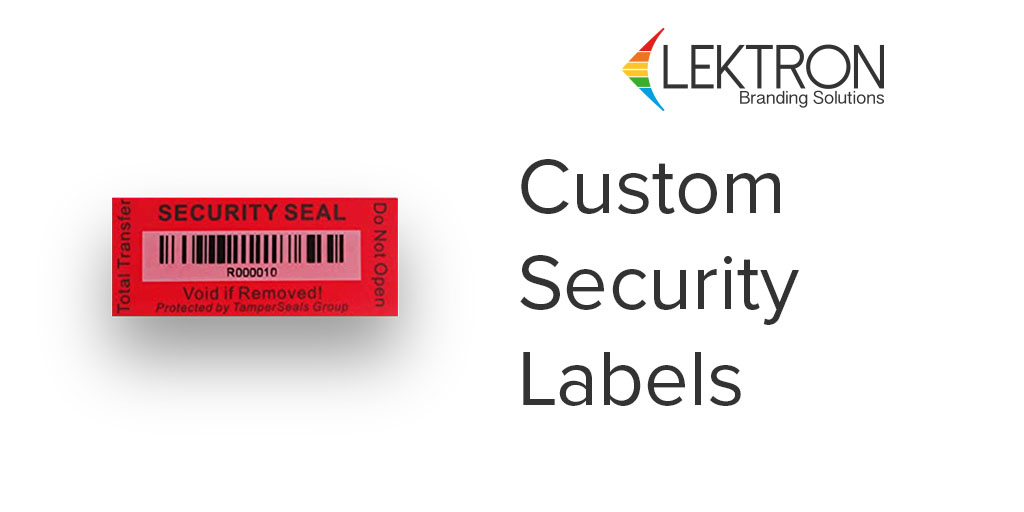 Custom Security Labels/Stickers, Tamper-Proof Labels