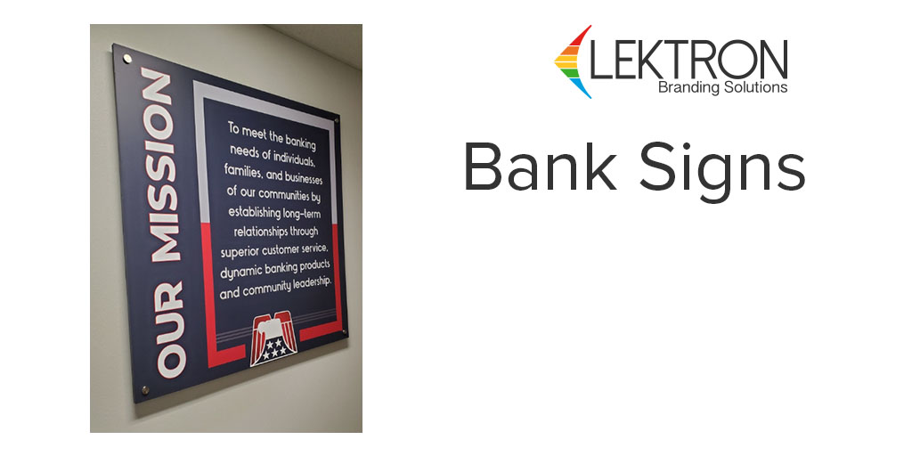 Tulsa Bank Signs, Custom LED Bank Signage | Lektron