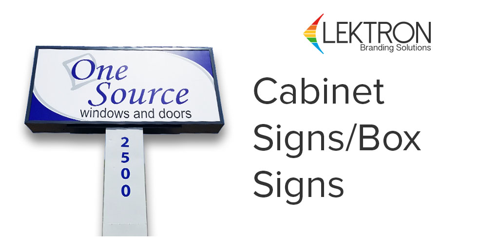Tulsa Cabinet Signs and Custom Box Signage | Lektron