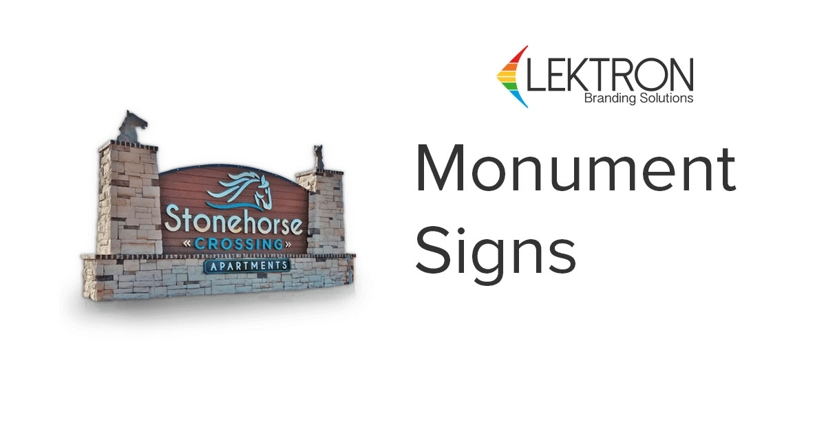 Tulsa Monument Signs, Custom Monument Signage | Lektron