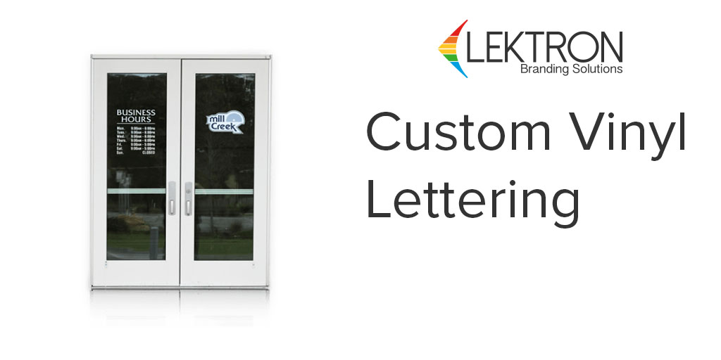 Tulsa Custom Vinyl Lettering, Vinyl Window Letters